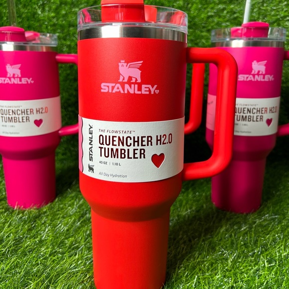 Stanley | Kitchen | Stanley Red Valentine Heart 4 Oz Quencher H20 ...